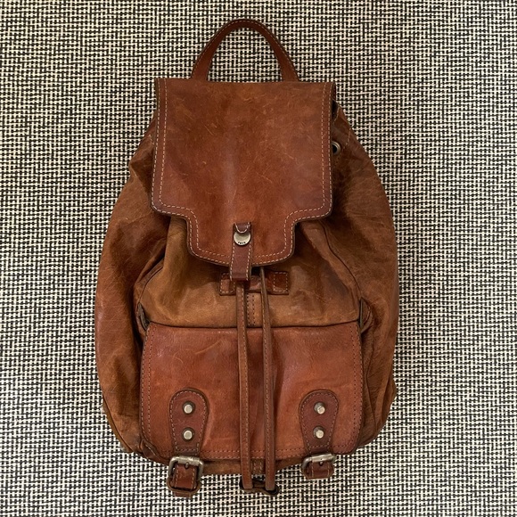 Frye | Bags | Frye Leather Backpack | Poshmark